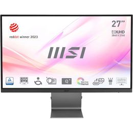 MSI LED-Monitor »Modern MD271UL« 69 cm/27 ′′ 3840 x 2160 px 4 Reaktionszeit 60 Hz grau