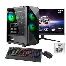Hyrican Gaming-PC-Komplettsystem »Striker SET02207« 27 ′′ Intel Core i7 GeForce RTX 3070 16 GB RAM 960 GB SSD Windows 11, inklusive 27" Monitor MSI...