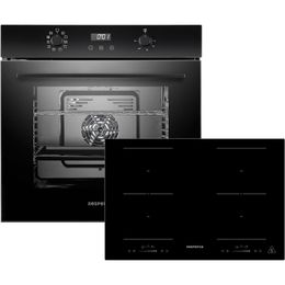 respekta Backofen-Set &raquo;ASET7008800I&laquo; mit 1-fach-Teleskopauszug Set, 2 Stk. tlg. 2 Flexzonen mit jew. einer L&auml;nge vom 39 cm