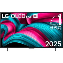 LG OLED-Fernseher »OLED42C5ELB« 106 cm/42 Smart-TV grau/schwarz ALLM, QMS), 3x USB 2.0, LAN, Wi-Fi 6, Bluetooth v 5.3; NVIDIA G-SYNC, AMD...