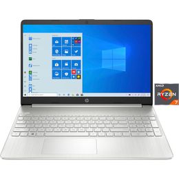 HP Notebook »15s-eq2208ng« 39, 6 cm / 15, 6 ′′ AMD Ryzen 7 Radeon Graphics 1.000 GB SSD Natursilber