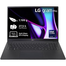 LG Business-Notebook »Gram Pro 16 Ultralight Laptop, IPS-Display, 32GB RAM, Windows 11 Home, « 40, 6 cm / 16 ′′ Intel Core Ultra 7 ARC 2.000 GB SSD...
