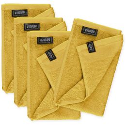 Sch&ouml;ner Wohnen Kollektion SCH&Ouml;NER WOHNEN-KOLLEKTION G&auml;stehandt&uuml;cher &raquo;Sense&laquo; mit Velourborte, hautschmeichelnde Airtouch Qualit&auml;t, super weich gelb Obermaterial: 100%...