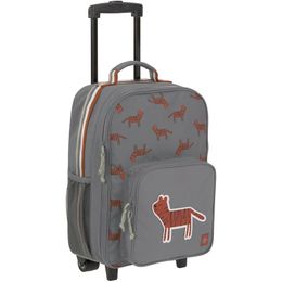 L&auml;ssig L&Auml;SSIG Kinderkoffer &raquo;Safari, Tiger, Grey&laquo; 22 l 2 Rollen Grey-braun
