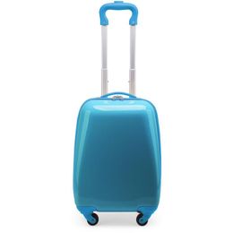 Hauptstadtkoffer Kinderkoffer »For Kids« 24 l 4 Rollen Kinderreisegepäck Handgepäck-Koffer Kinder-Trolley cyanblau