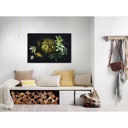 A.S. Création A.S. CRÉATION Leinwandbild »drama queen« Kunst 1 Stk. tlg. Keilrahmen Bild Floral Blumen Leinwand-Bild Wohnzimmer modern Wandbild Farbe Rahmen:...