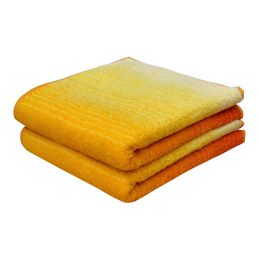 Dyckhoff Handtücher »Colori« 2x Handtücher, aus 100% Bio Baumwolle, 450 g/m² gelb Obermaterial: 100% Baumwolle B/L: 50 cmx100 cm