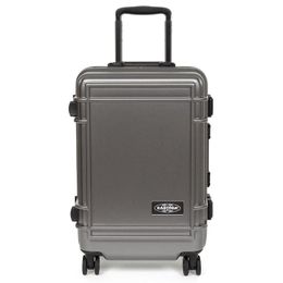 Eastpak Hartschalen-Trolley »RESIST'R CASE S BRUSHED METAL mit 30 Jahren Garantie« 34 l 4 Rollen Reisegepäck Handgepäck-Koffer TSA-Zahlenschloss...