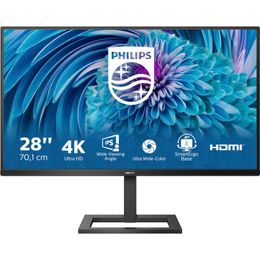 Philips LCD-Monitor &raquo;288E2UAE&laquo; 71, 1 cm/28 &prime;&prime; 3840 x 2160 px 4 Reaktionszeit 60 Hz schwarz h&ouml;henverstellbar, VESA Wandhalterung,...