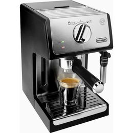 De'Longhi DE'LONGHI Espressokocher »ECP 35.31« Siebträger, 1100 Watt, 15 Bar silberfarben/schwarz