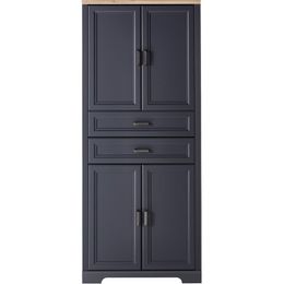 Innostyle Aktenschrank 1 Stk. tlg. graphit; Absetzung Artisan Eiche