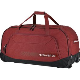 Travelite Weichgepäck-Trolley »KICK OFF, verschiedene Größen und Farben« 120 l 2 Rollen Reisetasche Reisegepäck Reisekoffer Trolley Freizeittasche rot