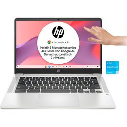 HP Chromebook »14a-ca0218ng« 35, 6 cm / 14 ′′ Intel Pentium Silber UHD Graphics 605 weiß Integrierter Virenschutz