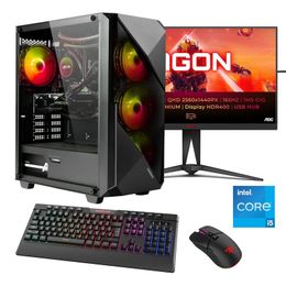 Hyrican Gaming-PC-Komplettsystem »Striker SET02379« 27 ′′ Intel Core i5 GeForce RTX 4070 16 GB RAM 1.000 GB SSD Windows 11, inklusive 27" Monitor...
