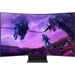 Samsung Curved-Gaming-LED-Monitor »Odyssey Ark S55BG970NU« 138 cm/55 ′′ 3840 x 2160 px 1 Reaktionszeit 165 Hz schwarz Netzwerkstandard: WiFi5,...