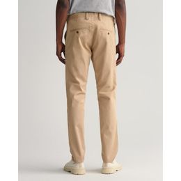 Gant Chinohose »SLIM TWILL CHINOS« mit gefütterten Seitentaschen DARK KHAKI 38 - Länge 30 Länge 30 38 Klassische Chinohose von Gant