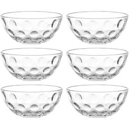 Leonardo Schale »CUCINA OPTIC, 10 cm, 6er-Set« 6 Stk. aus Glas spülmaschinengeeignet transparent