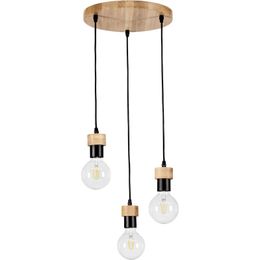 BRITOP LIGHTING Pendelleuchte »CLARTE« E27 1 Stk. Naturprodukt aus Eichenholz mit FSC -Zertifikat holzfarben