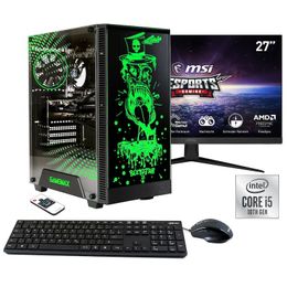 Hyrican Gaming-PC-Komplettsystem »Rockstar SET02196« 27 ′′ Intel Core i5 GeForce RTX 3060 16 GB RAM 960 GB SSD Windows 11, inklusive 27" Monitor...