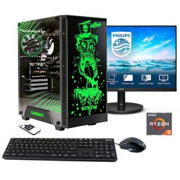Hyrican Gaming-PC-Komplettsystem »Rockstar SET02187« 23, 8 ′′ AMD Ryzen 5 GeForce RTX 3060 16 GB RAM 960 GB SSD Windows 11, inklusive 24" Monitor...