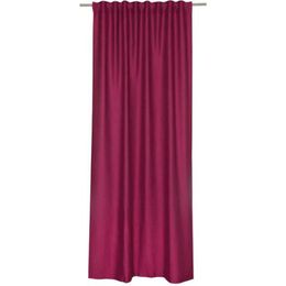 Esprit Vorhang &raquo;Canvas&laquo; verdeckte Schlaufen 1 Stk. tlg. Ma&szlig;anfertigung rot Obermaterial: 70% Polyacryl, 30% Polyester 180 cm