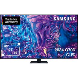 Samsung QLED-Fernseher »GQ85Q70DAT« 214 cm/85 ′′ Smart-TV Neural Quantum 4K AI Gen2 Prozessor, bis zu 120Hz schwarz Neural Quantum 4K AI Gen2...