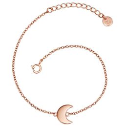 Glanzstücke München GLANZSTÜCKE MÜNCHEN Gliederarmband »G224« mit Mond aus Sterling Silber roségold none Damen-Armbändchen mit Mond-Motiv