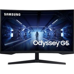 Samsung Curved-Gaming-LED-Monitor »Odyssey G5 C27G54TQBU« 68, 6 cm/27 ′′ 2560 x 1440 px WQHD 1 Reaktionszeit 144 Hz 1ms (MPRT) schwarz