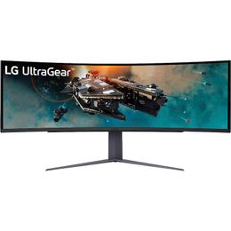LG Curved-Gaming-Monitor »49GR85DC« 124 cm/49 ′′ 5120 x 1440 px DQHD 1 Reaktionszeit 240 Hz schwarz