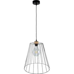 BRITOP LIGHTING Hängeleuchte »Swan« E27 1 Stk. Dekorative Leuchte aus Metall, passende LM E27 / exkl., Made in Europe holzfarben