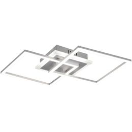 REALITY LEUCHTEN LED Deckenleuchte »Amy« LED-Board 1 Stk. Warmweiß LED Deckenlampe titansilberfarben