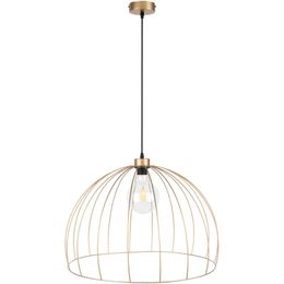 BRITOP LIGHTING Pendelleuchte »Coop« E27 1 Stk. Dekorative Leuchte aus Metall, passende LM E27 / exkl., Made in Europe goldfarben
