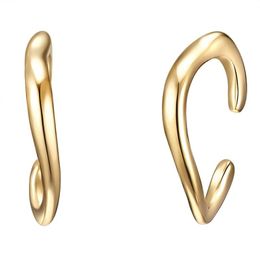 Glanzstücke München GLANZSTÜCKE MÜNCHEN Ohrklemme »GSM518« aus Sterling Silber gelbgold 14,9 Stylische Earcuffs