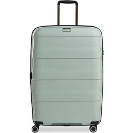 Stratic Hartschalen-Trolley »Straw + L, mint« 105 l 4 Rollen Reisekoffer großer Koffer Aufgabegepäck TSA-Zahlenschloss mint