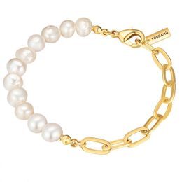 YOKOAMII Armband »Y95« mit Perle gelbgold none Damen-Armband