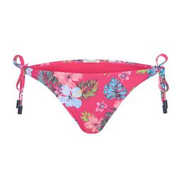 JOOP! JEANS Bikini-Hose »JEANS! HIBISCUS« floraler Print, Logo-Details Pink AOP 36 - N-Gr N-Gr 36 Bikini-Hose von JOOP!