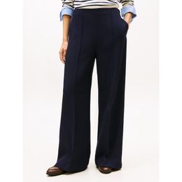 Tommy Hilfiger Anzughose &raquo;PUNTO WIDE LEG PANT&laquo; Dark Night Navy 46 - N-Gr N-Gr 46 Webhose von Tommy Hilfiger Womanswear
