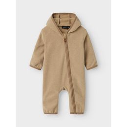 name it Fleeceoverall »NBNMEEKO FLEECE SUIT1« Timber Wolf 50/56 50/56 Overall von name it für Mädchen und Jungen