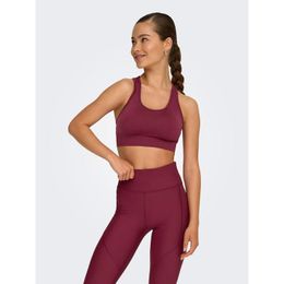 Only Play Sport-BH »ONPDAISY SEAM SPORTS BRA - NOOS« nahtlose Verarbeitung Rhododendron S (36) - N-Gr N-Gr S (36) Sport-BH von Only Play