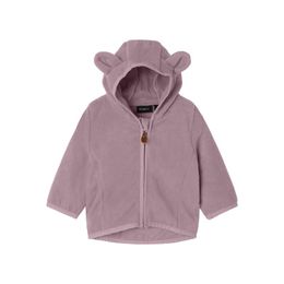 name it Fleecejacke »NBNMEEKO JACKET SOLID« mit Kapuze Elderberry 80 80 Kuschelige Jacke von name it für Babys
