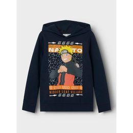 name it Kapuzensweatshirt »NKMJAKARI NARUTO SWEAT WH BRU NOOS BIO« mit großem Frontmotiv Dark Sapphire 146 (152) 146 (152) Sweater von name it für...