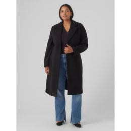 Vero Moda CURVE Langmantel &raquo;VMCFORTUNEAYA LONG COAT GA CUR NOOS&laquo; Black 48 48 Mantel von Vero Moda Curve