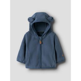 name it Kapuzenfleecejacke »NBNMEEKO FLEECE JACKET MELANGE« mit Kapuze Vintage Indigo 86 86 Jacke von name it für Mädchen und Jungen