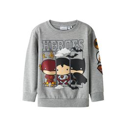 name it Sweatshirt 'NMMOSMUS BATMAN' Jungen Größe 116 beige / graumeliert / dunkelrot / schwarz
