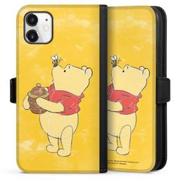 DeinDesign iPhone 11 Handy Klapph&uuml;lle Handyh&uuml;lle aus Kunst Leder schwarz Flip Case Official Licensed Product Winnie The Pooh Disney Sideflip mit Lasche
