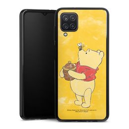 DeinDesign Galaxy A12 Handy Silikon H&uuml;lle Case schwarz Handyh&uuml;lle Winnie The Pooh Official Licensed Product Disney