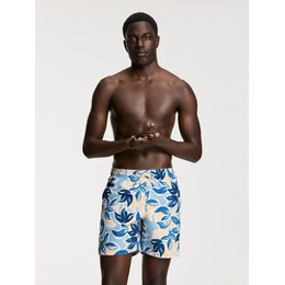 Shiwi Badeshorts 'Mike' Herren Größe XXL navy / hellblau / curry / weiß