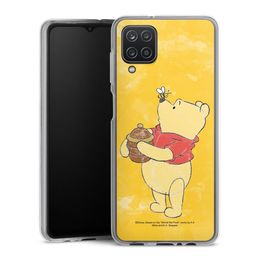 DeinDesign Galaxy A12 Handy Silikon H&uuml;lle Case transparent Handyh&uuml;lle Winnie The Pooh Official Licensed Product Disney Silikon Case
