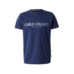 Carlo Colucci Shirt 'Di Comun' male Blue size 4XL