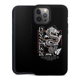 DeinDesign iPhone 12 Pro Max Handy Panzer Handyhülle robuste Outdoor Hülle Schutzhülle matt Japan Dragon Ocean Tough Case